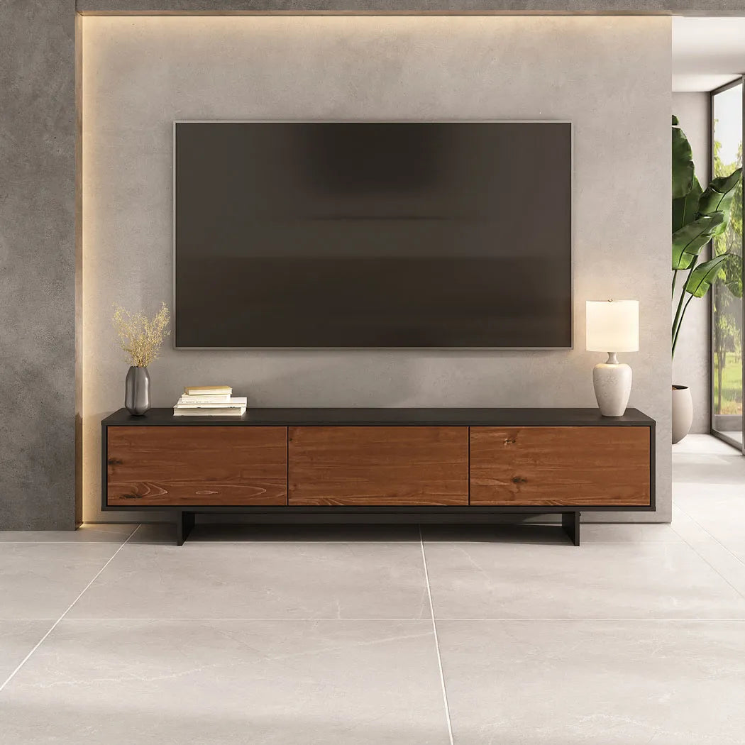 Rack TV Arven 180cm - Madera Maciza – Balton Hogar